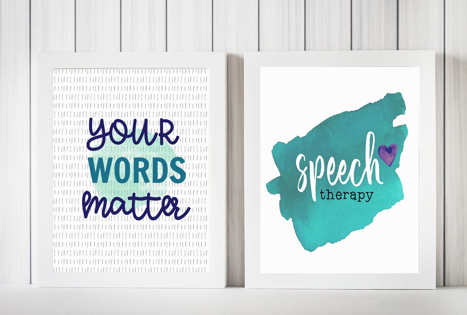 Your Words Matter Speech Therapy Decor Speech Therapy | Etsy