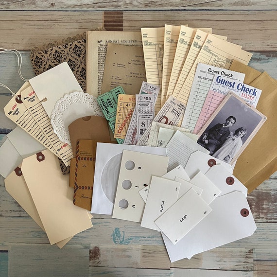 Random Ephemera Pack - Etsy Canada