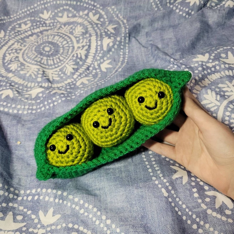 Pea in a Pod Stuffed Animal - Etsy