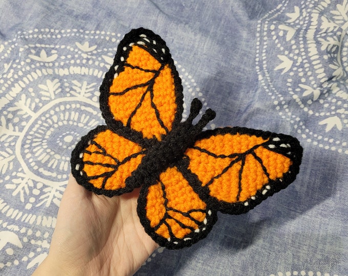 Monarch Butterfly Crochet, Amigurumi, Stuffed Animal, Kids Toy ...
