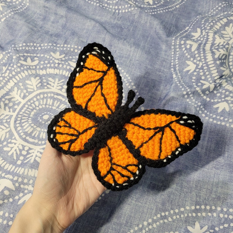 Monarch Butterfly Crochet Amigurumi Stuffed Animal Kids - Etsy