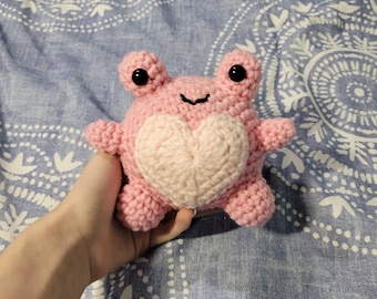 Frog Crochet, Amigurumi, Stuffed Animal, Kids Toy, Plushy, Handmade ...