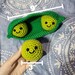 Pea Pod Crochet, Amigurumi, Stuffed Animal, Kids, Plushy, Handmade ...