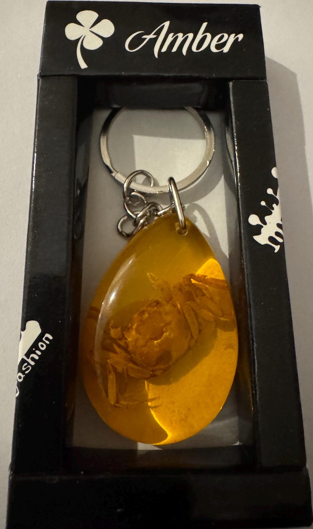 Amber Keychain Assorted Insects, Beetle, Ladybug, Ants, Spider, Bees ...