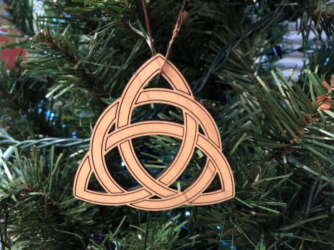 Celtic Trinity Circle Knot Ornament - Etsy