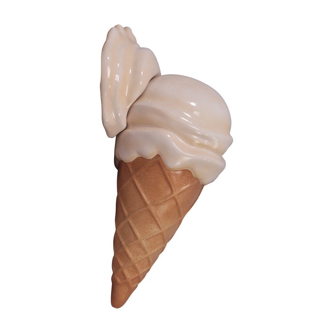 Melted Vanilla Ice Cream Statue 3FT Wall Hanging | Resin and Fiberglass ...