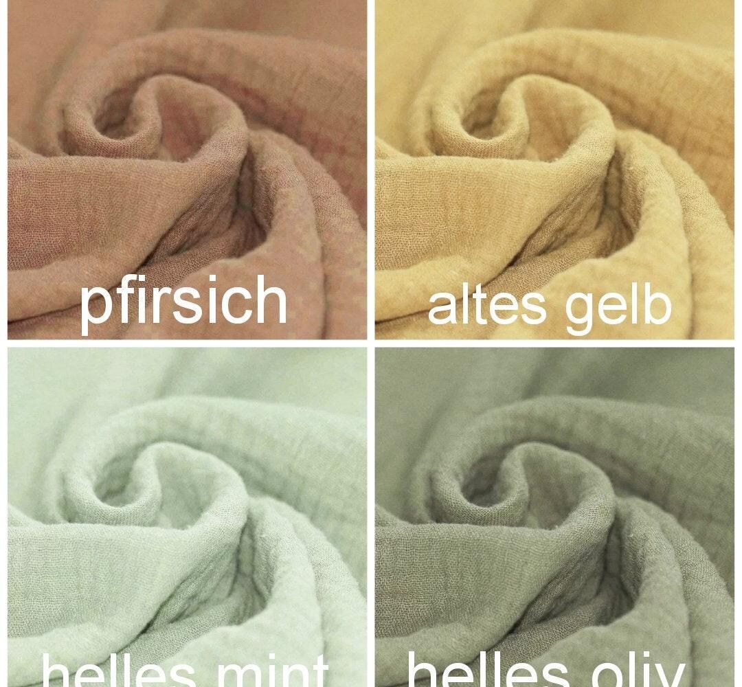 Visuell Design New at Visuell Design Fabric Sale Muslin Uni Many Colors ...