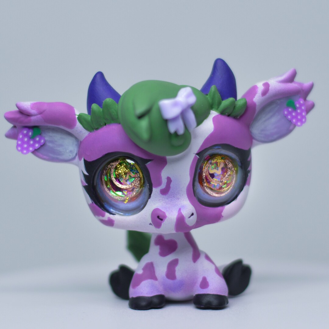 Custom Lps Grape Cow Hand Painted Littlest Pet Shop - Etsy