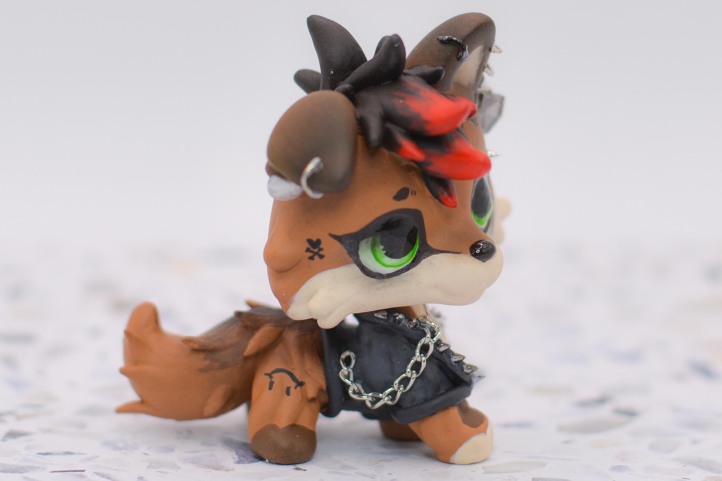 Littlest Pet Shop Custom Great Dane/collie/dog Punk/emo Series ...