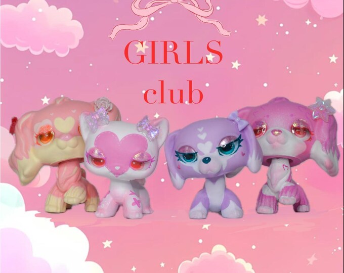 Littlest Pet Shop Custom Cocker Spaniel/dachshund/shorthair/girls Club ...