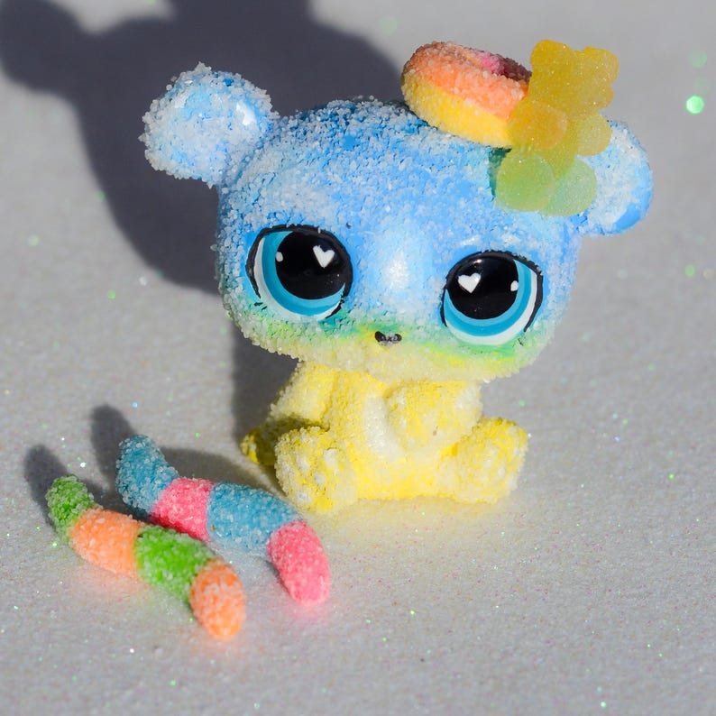 Littlest Pet Shop Custom Hand Painted Gummy Style Lps “sourlings” - Etsy