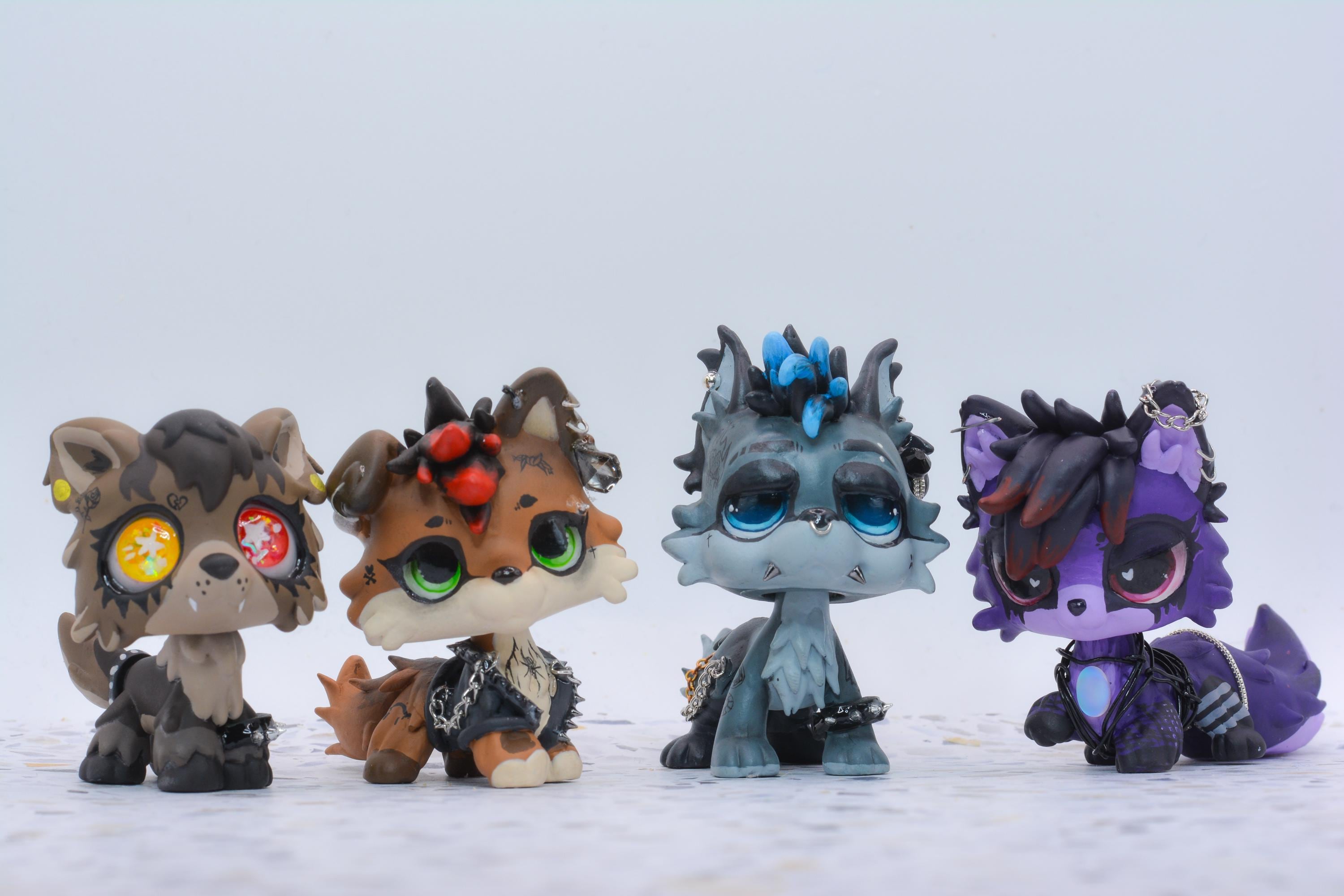 Littlest Pet Shop Custom Great Dane/collie/dog Punk/emo Series ...