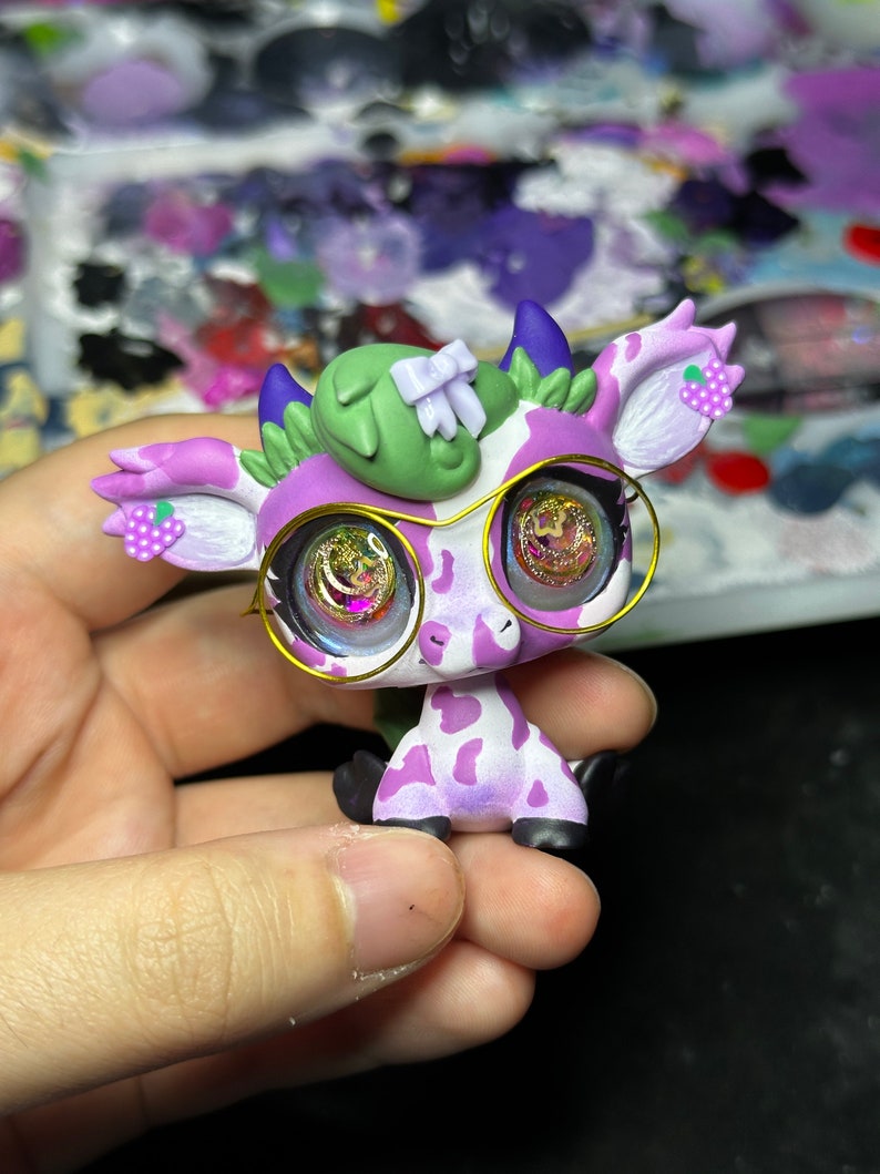 Custom Lps Grape Cow Hand Painted Littlest Pet Shop - Etsy