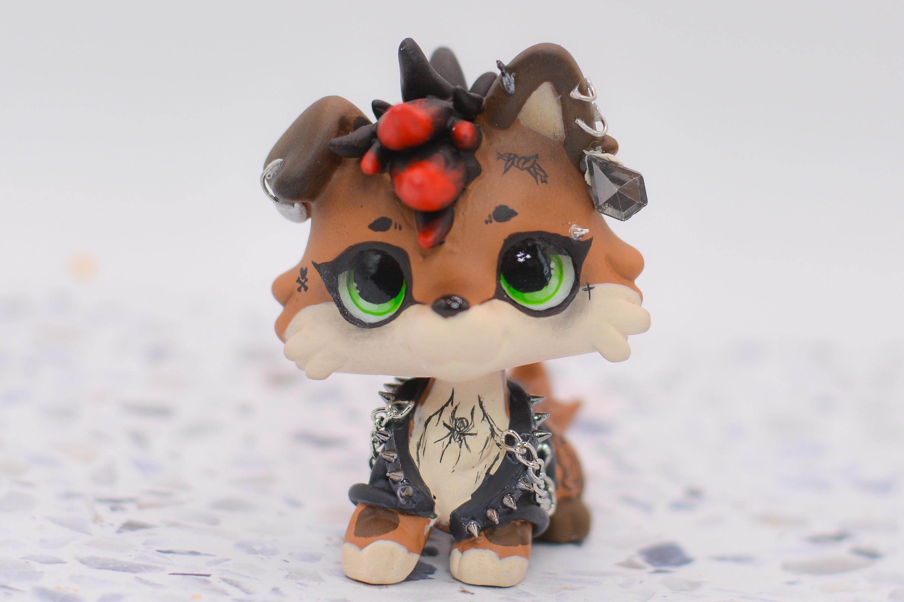 Littlest Pet Shop Custom Great Dane/collie/dog Punk/emo Series ...