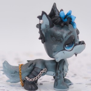 Littlest Pet Shop Custom Great Dane/collie/dog Punk/emo Series ...