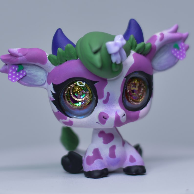 Custom Lps Grape Cow Hand Painted Littlest Pet Shop - Etsy