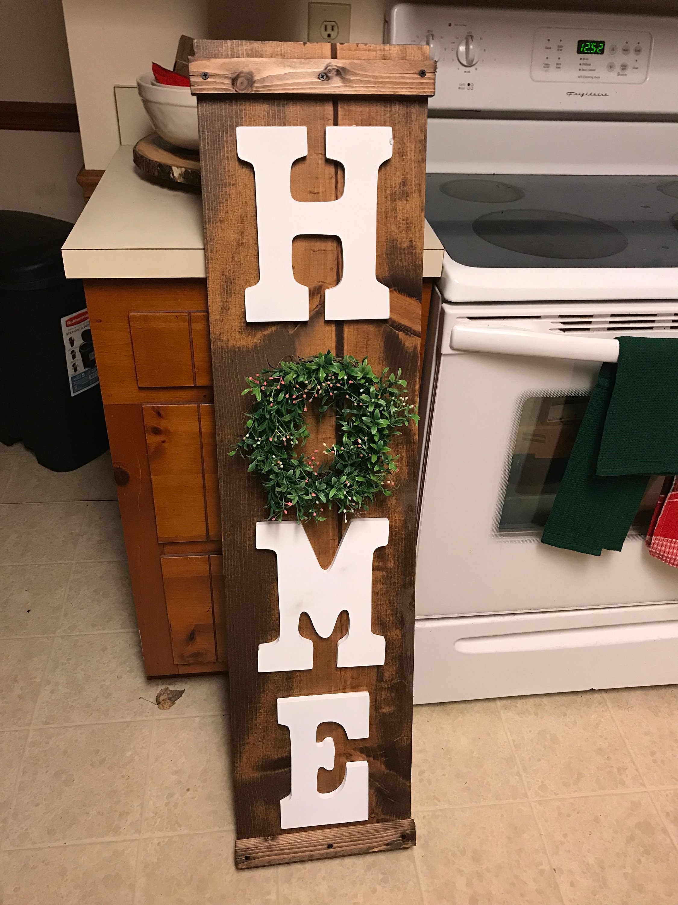 Wooden Rustic HOME Sign. - Etsy