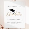 Graduation Party Welcome Sign Template, Photo Graduation Welcome Poster ...