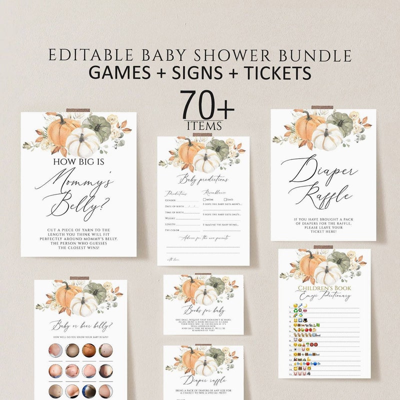 Boy Fall Baby Shower Sign - Etsy