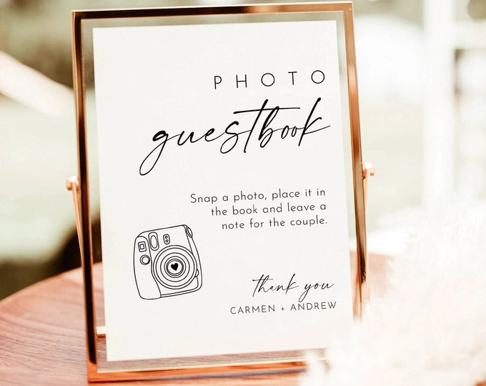 Personalised Sign Our Photo-booth Guestbook Sign, Party, Wedding ...