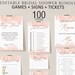 Pink Swash Bridal Shower Games, Printable Bridal Shower Games ...