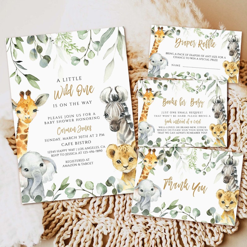 Jungle Safari Tickets - Etsy UK