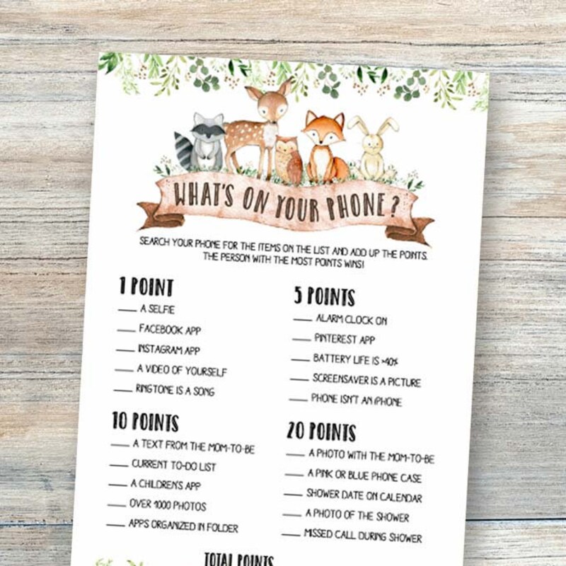 Whats on Your Phone Game - Etsy