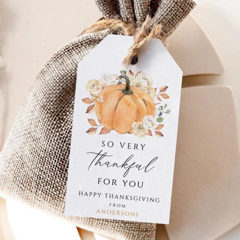 Thanksgiving Tags - Etsy