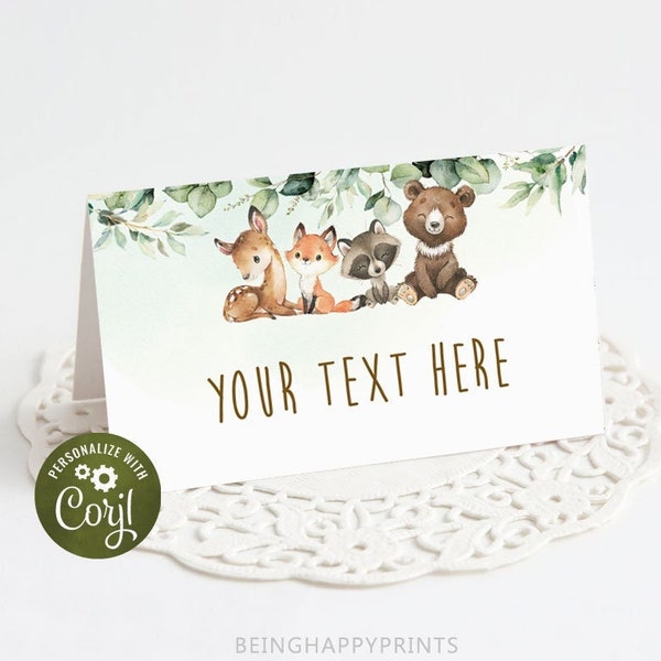 Woodland Table Decor - Etsy