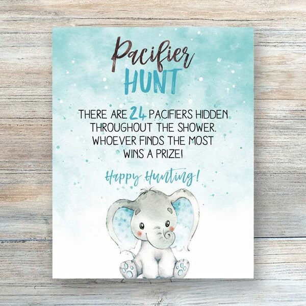 Find the Baby Game Sign - Etsy