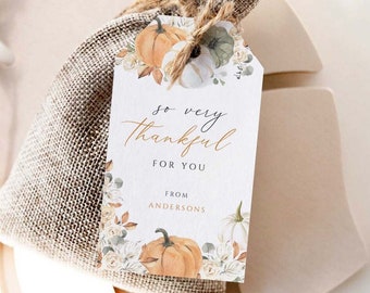 Thanksgiving Gift Tag Thanksgiving Name Cards Thanksgiving - Etsy