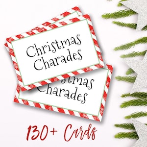Christmas Charades Game, Christmas Party Games, Printable Christmas ...