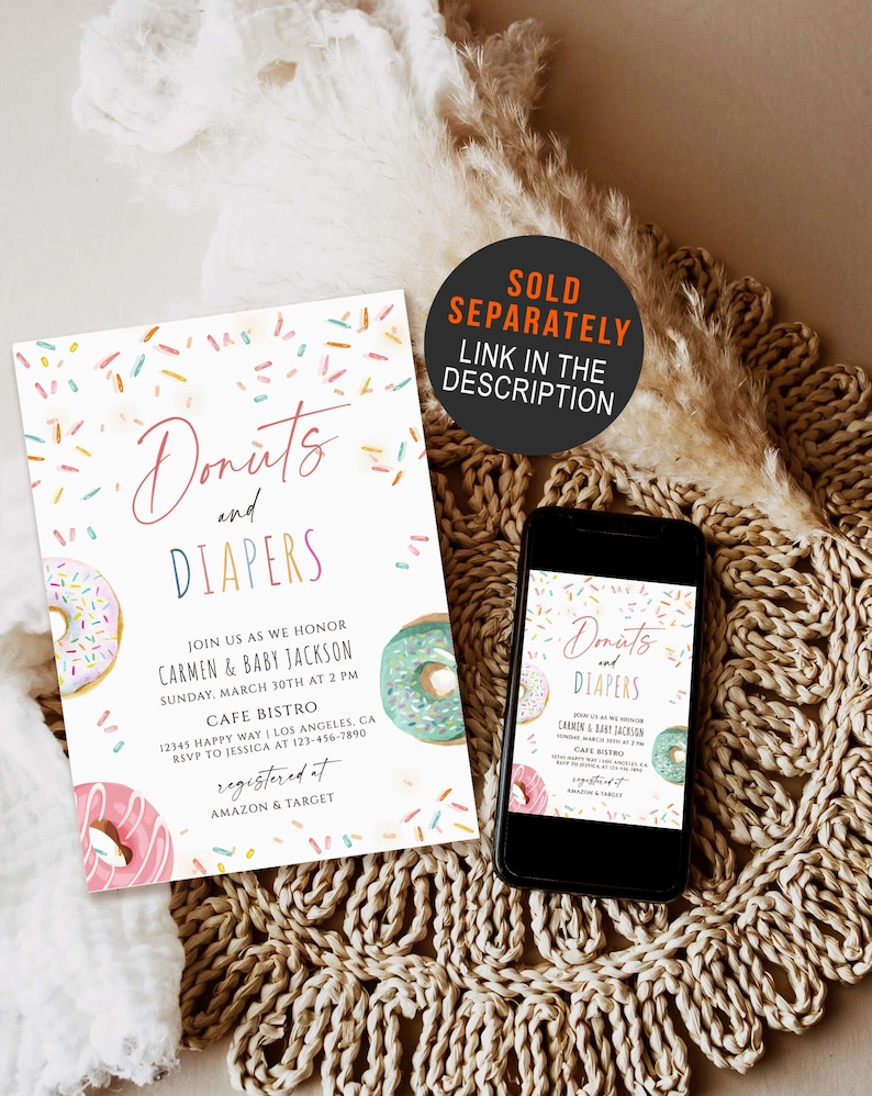 Editable Donut Welcome Sign Girl Donut Party Table Sign Donut - Etsy