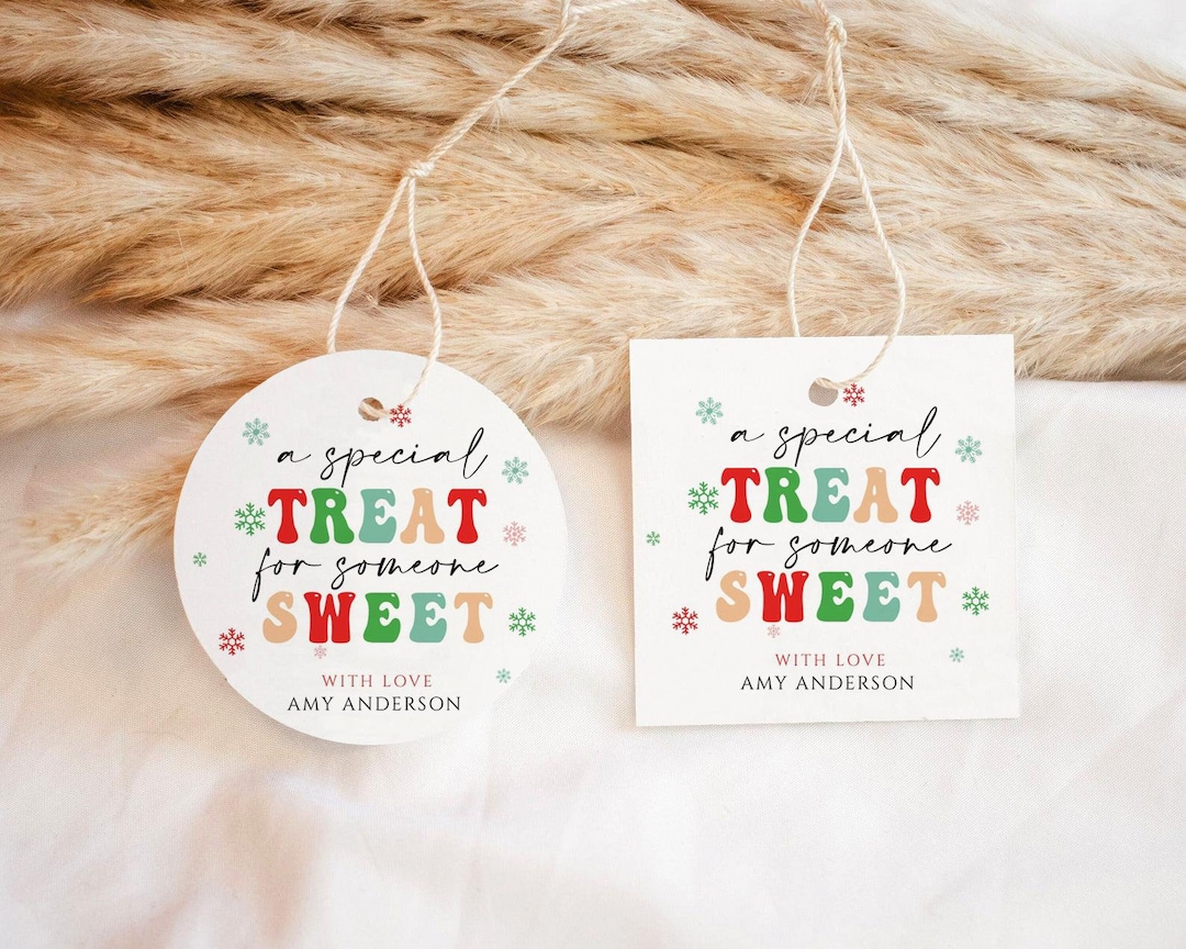 Printable Christmas Special Treat for Someone Sweet Gift Tag, Christmas ...