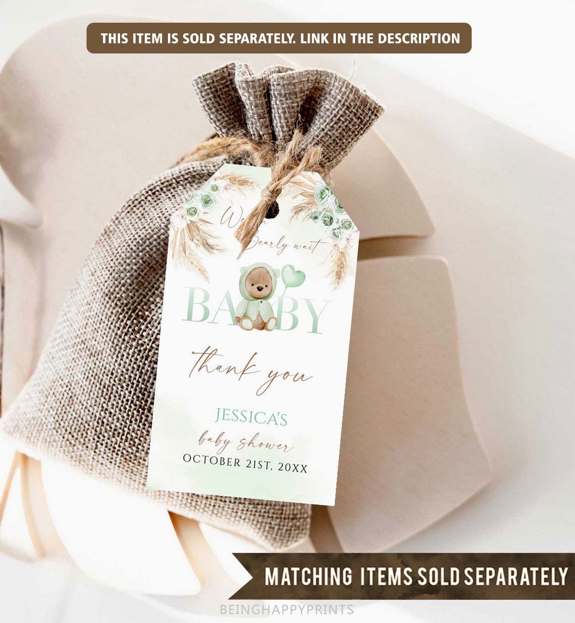 Baby Shower Welcome Sign, Gender Neutral Baby Shower Sign, Editable ...