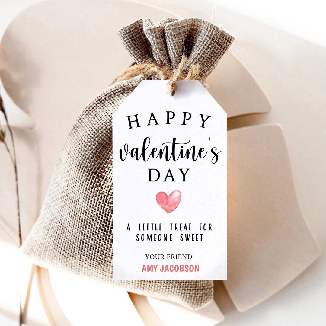 Valentines Day Gift Tags, Gift Tags for Valentine's Day, Instant ...