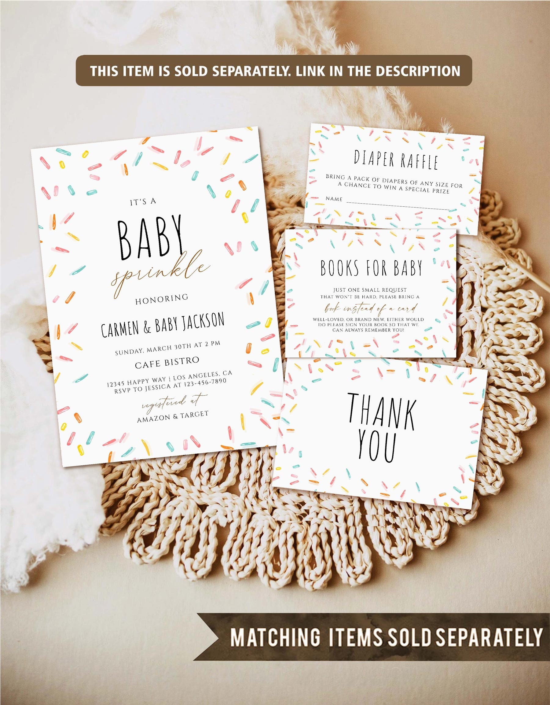 Donut Sprinkle Baby Shower Games, Editable Coed Bundle (digital ...