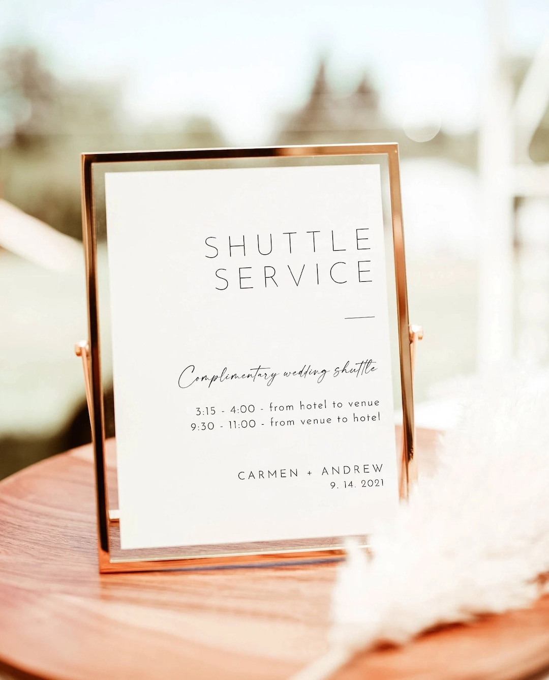 Wedding Shuttle Service Sign, Wedding Shuttle Sign, Shuttle Service ...