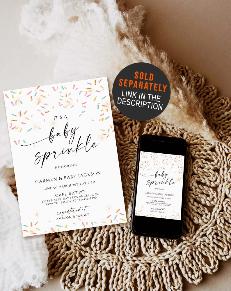 Editable Baby Sprinkle Welcome Sign Sprinkle Shower Gender - Etsy