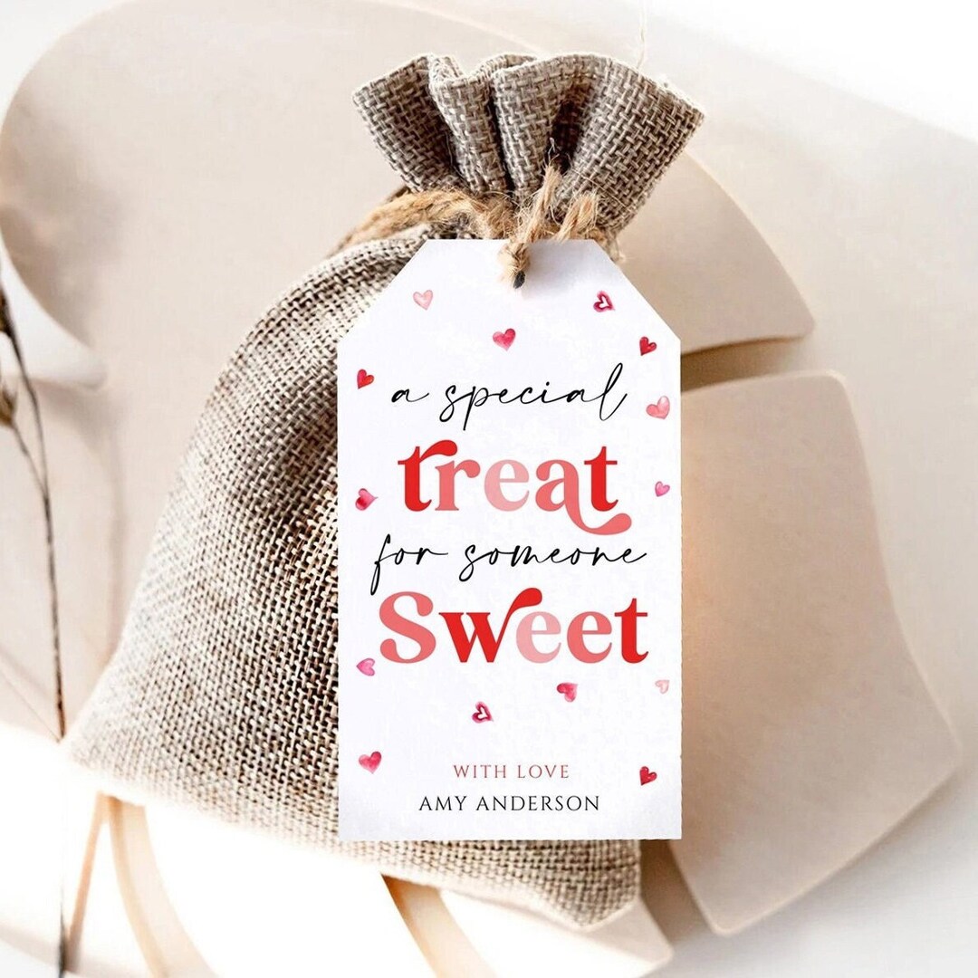 Printable Special Treat for Someone Sweet Valentine's Day Tag Kids ...