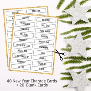 New Years Games Bundle, Printable New Years Party Games, New Years Eve ...