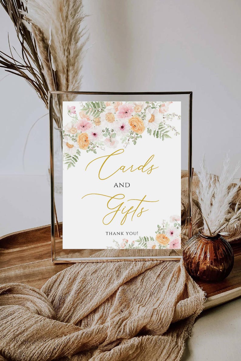 Floral Bridal Shower Games Bundle, Editable Printable Games (digital ...