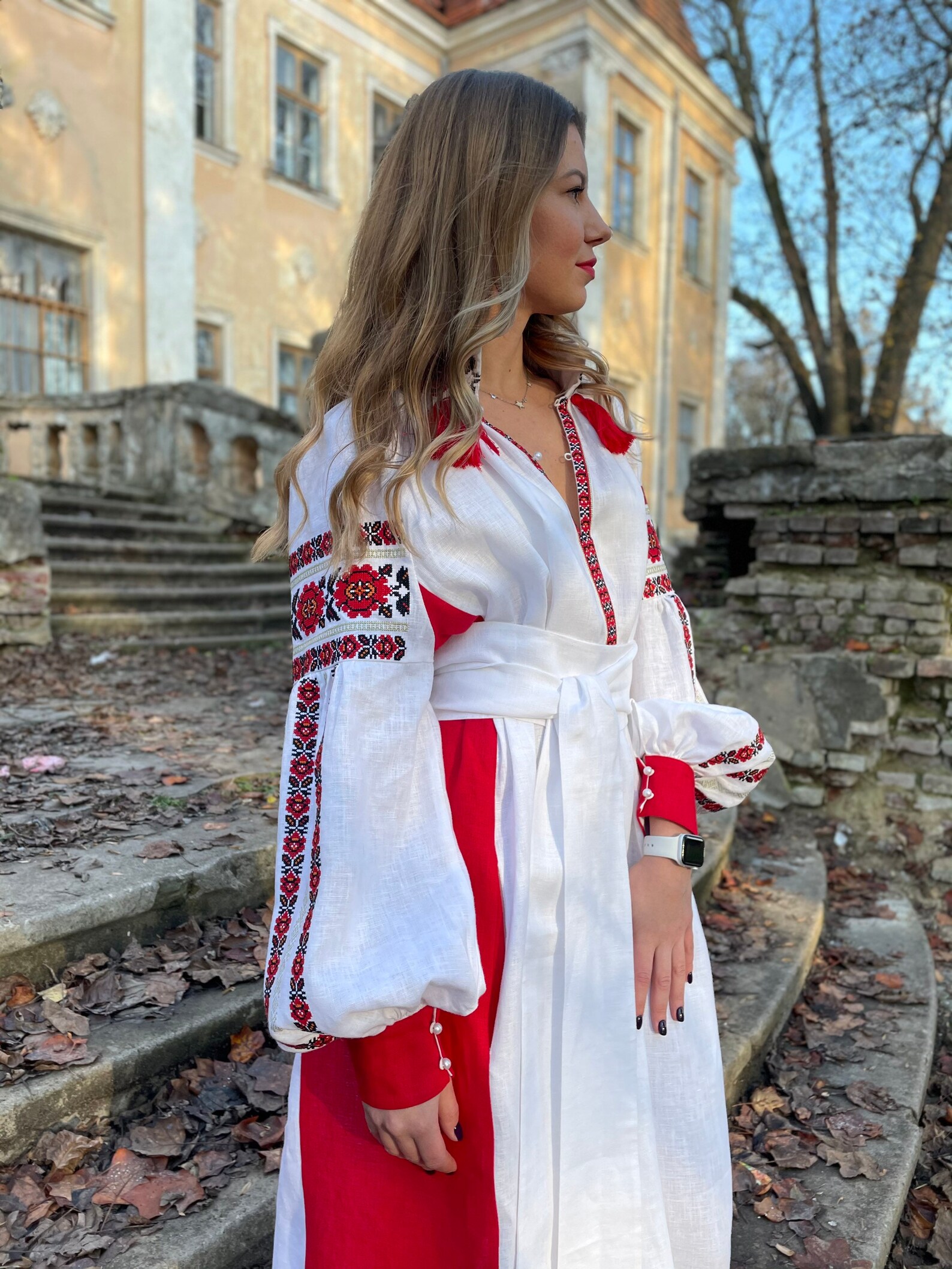 Dress Women Linen Vyshyvanka Unique Pattern - Etsy