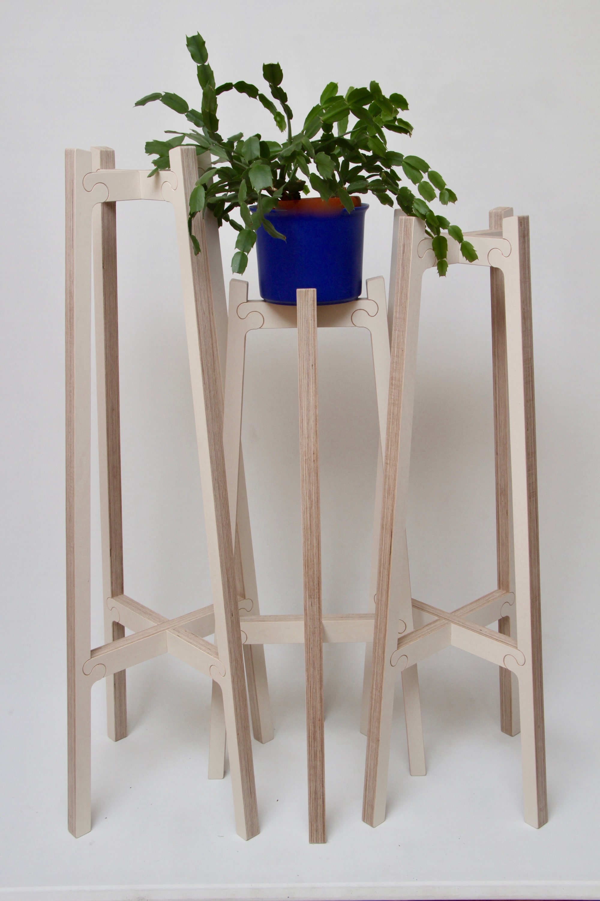 Plywood Plant Stand 3 Sizes - Etsy