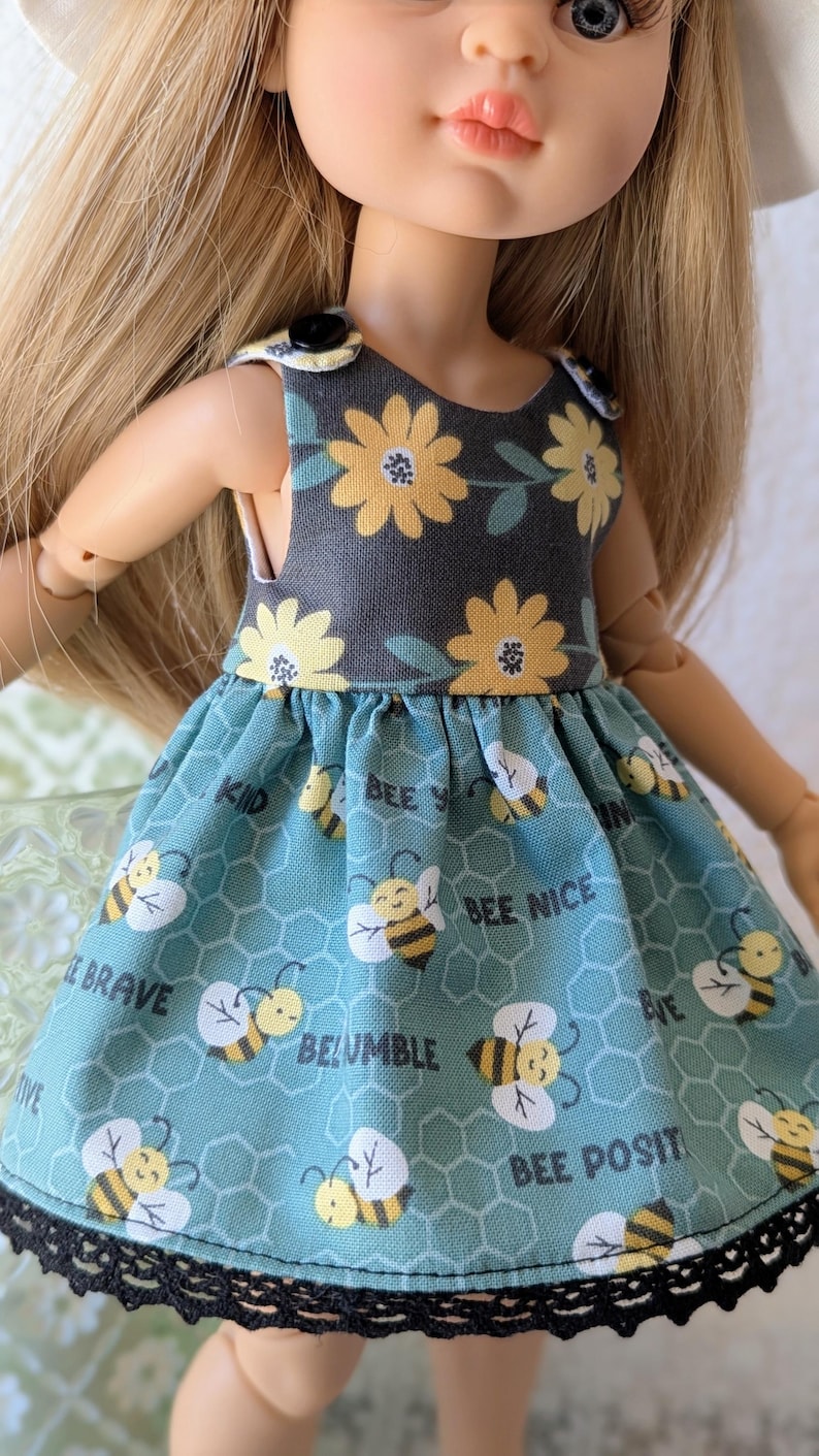 13 Inch Paola Reina Doll Spring Summer Bee OOAK Sundress and Hat - Etsy UK
