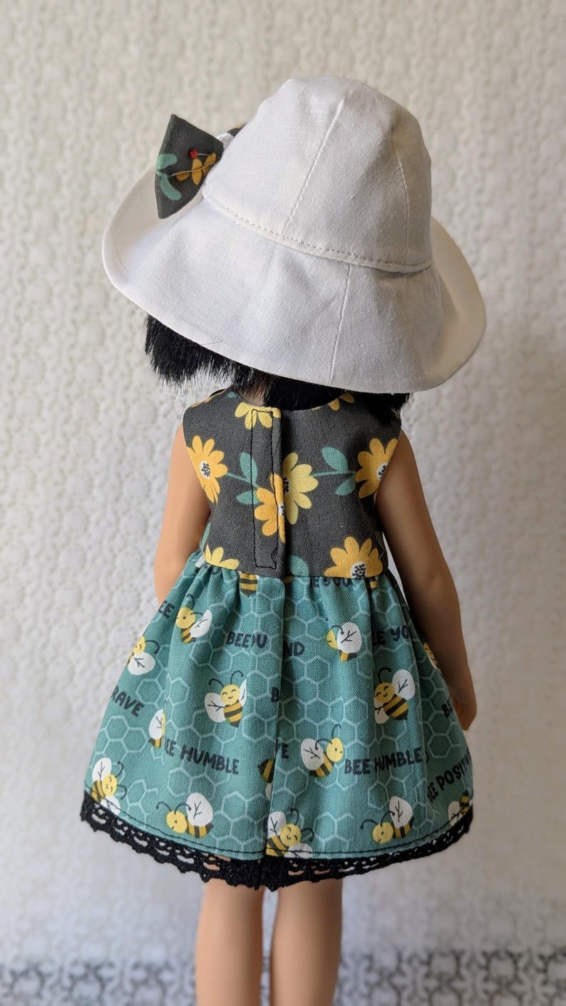 13 Inch Paola Reina Doll Spring Summer Bee OOAK Sundress and Hat - Etsy UK