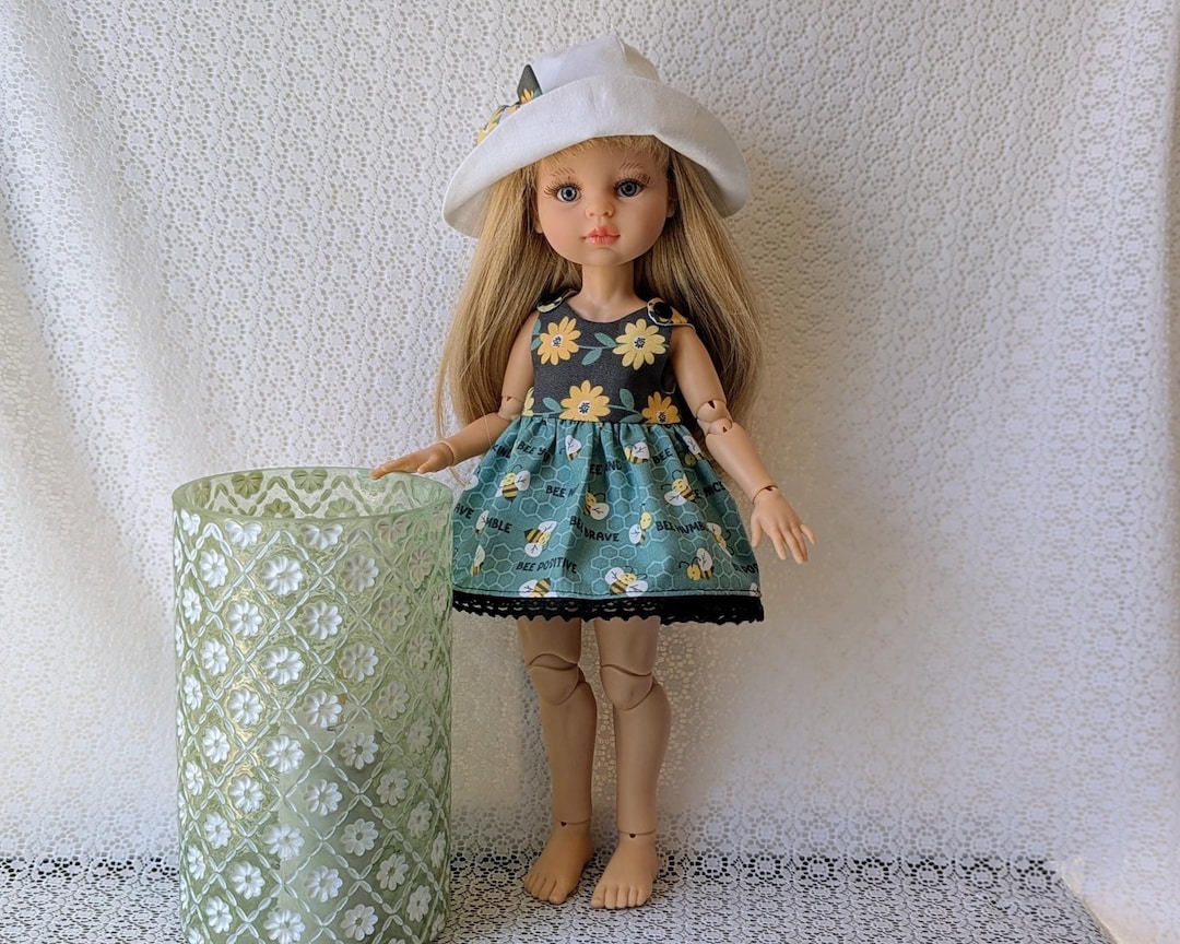 13 Inch Paola Reina Doll Spring Summer Bee OOAK Sundress and Hat - Etsy UK