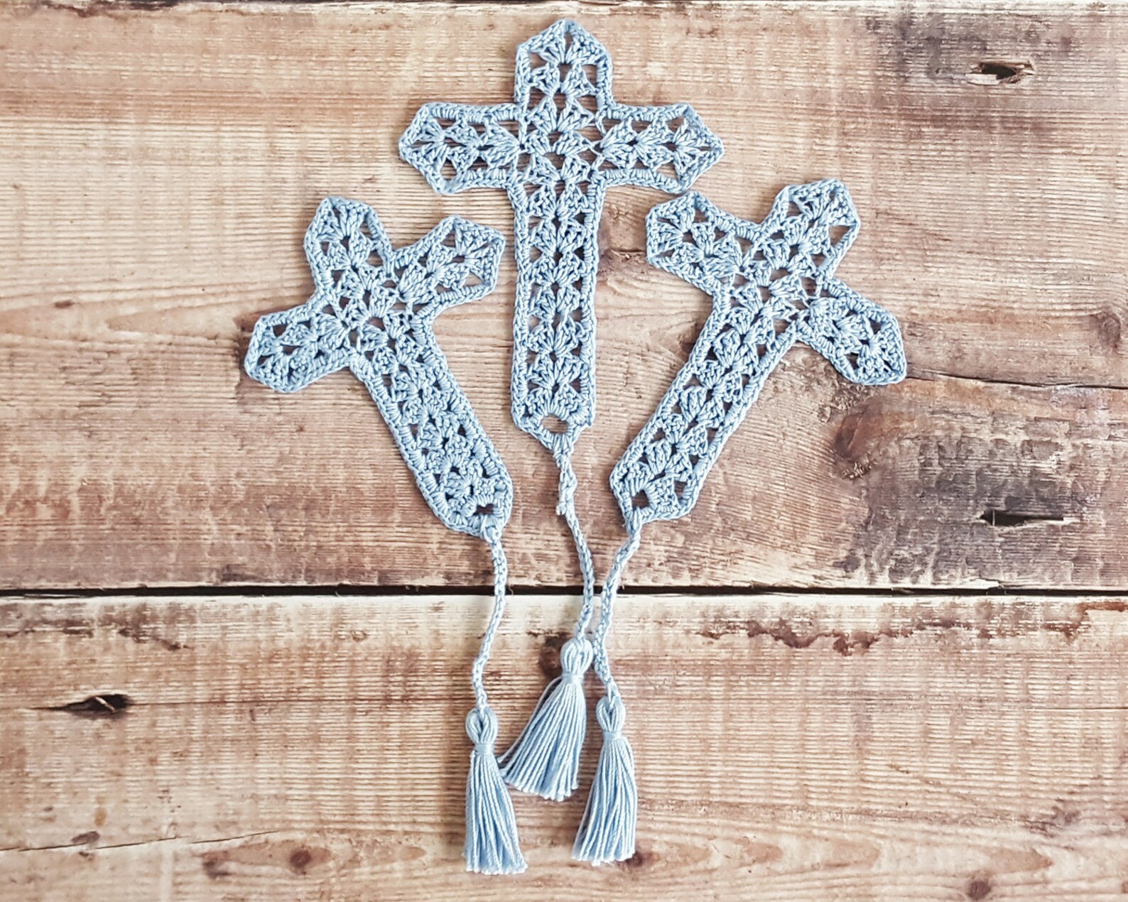 Cross Bookmark Crochet Crucifix Bookmark Communion Gift Religious Gift ...