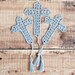 Cross Bookmark - Crochet Crucifix Bookmark- Communion Gift - Religious ...
