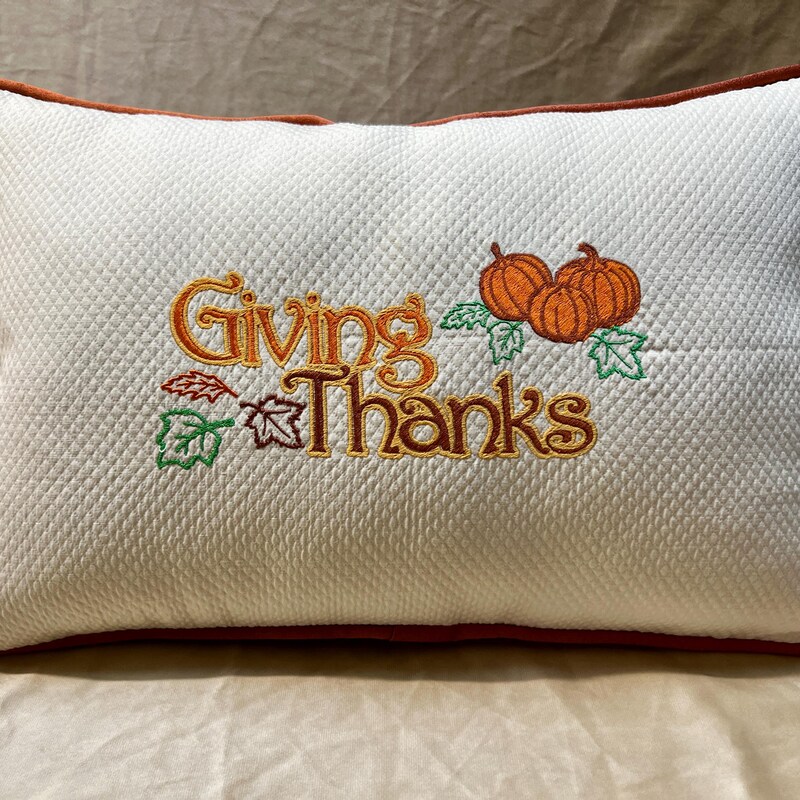 Give Thanks Pillow - Etsy